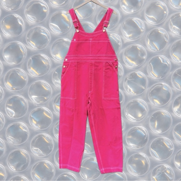 Big Bud Press | Jeans | Big Bud Press Hot Pink Original Overalls Size ...